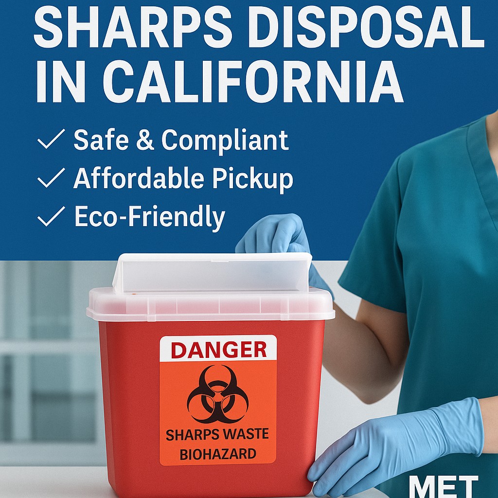 Sharps Disposal in California | Safe & Affordable Sharps Pickup | MET